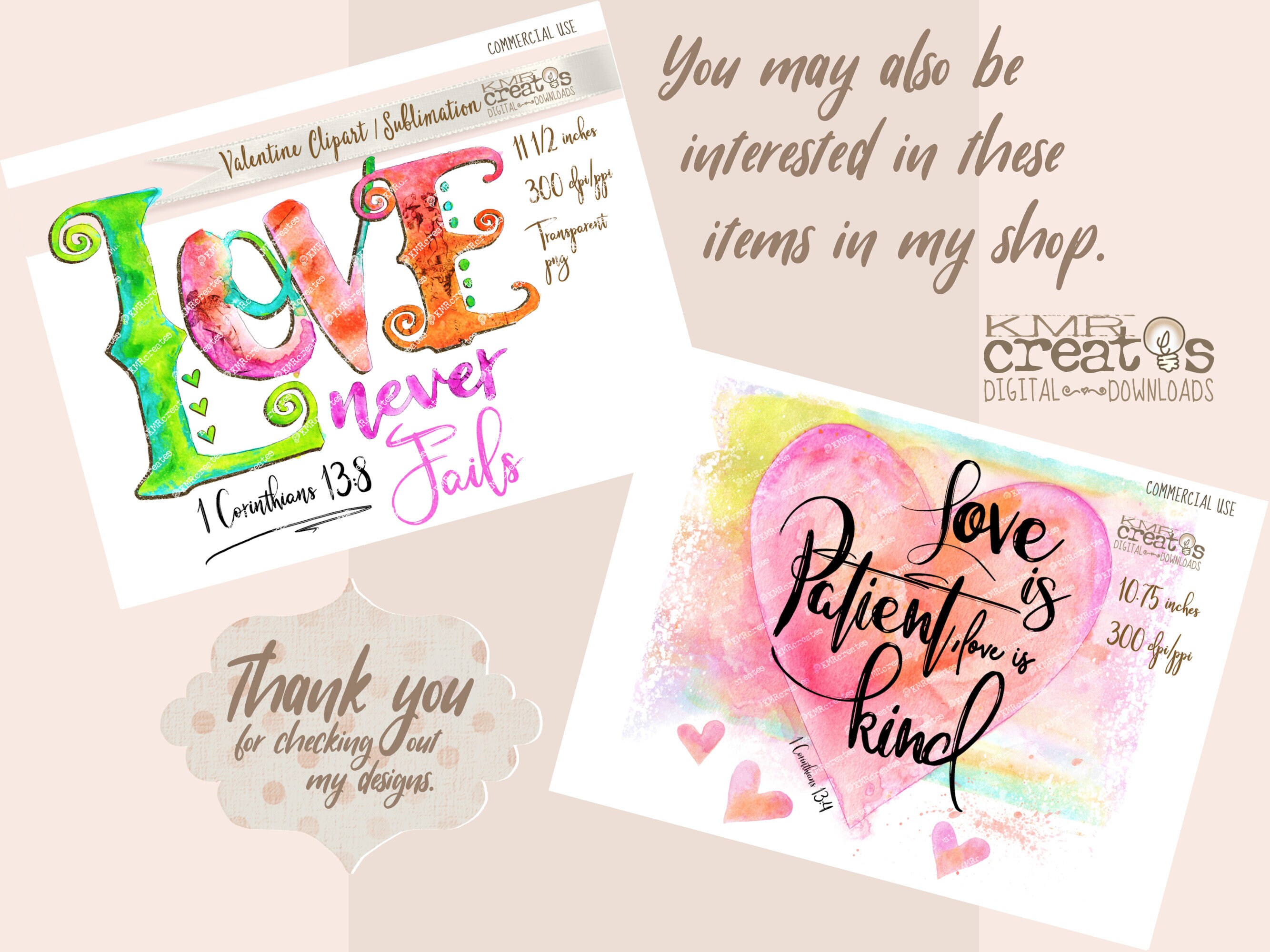 Valentine Alphabet PNG Watercolor Heart Doodle Heart - Etsy