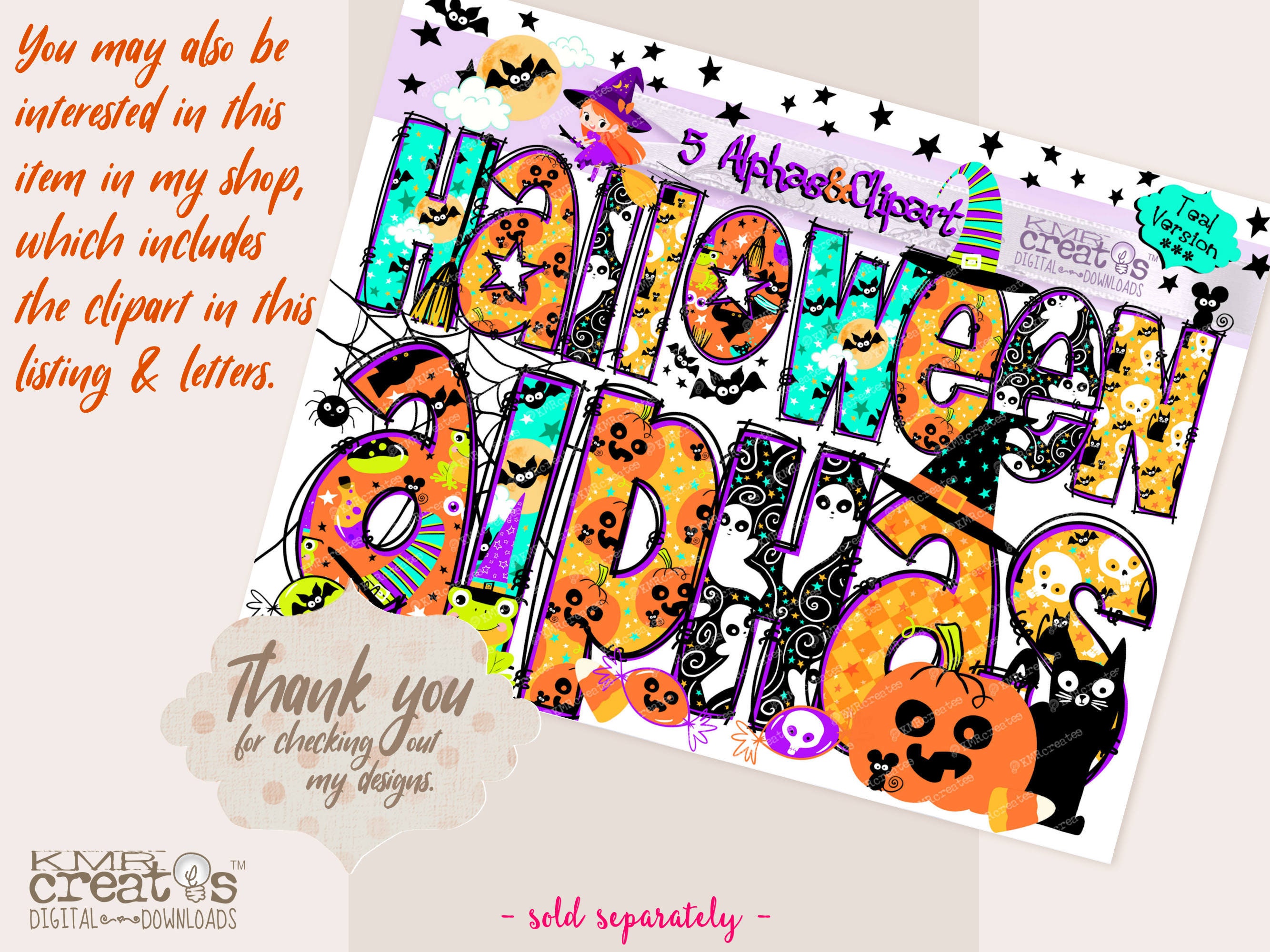 Halloween Clipart, Clipart Bundle Png, Afro Black Cute Kids, Doodle ...