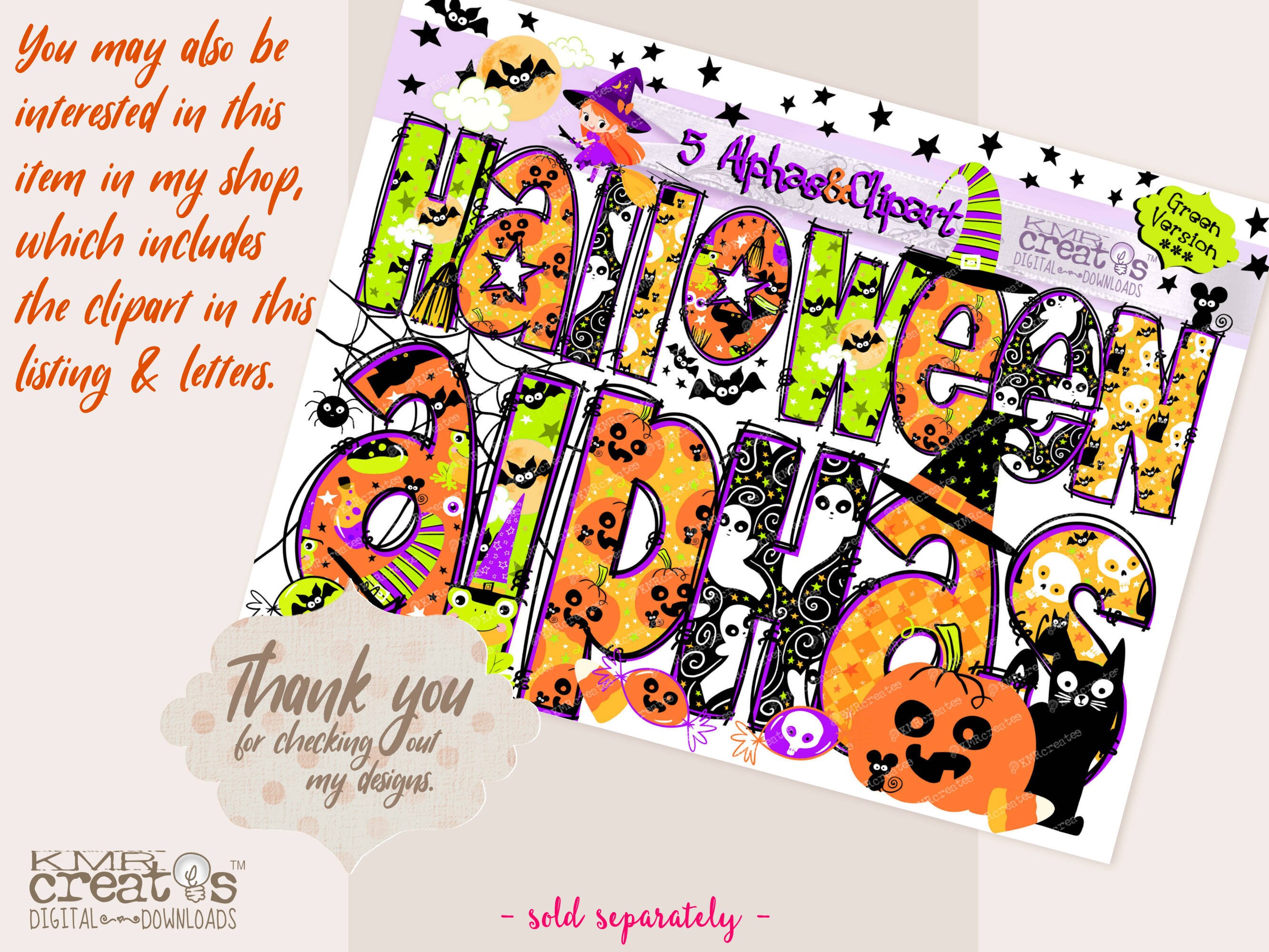 Halloween Clipart, Clipart Bundle Png, Afro Black Cute Kids, Doodle ...