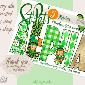 St Patricks Alphabet St Patricks Day Png, Green Glitter Alpha, St ...