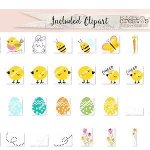 Easter Doodle Alpha, Easter Letters Png, Easterbunny Alphabet, Kawaii ...