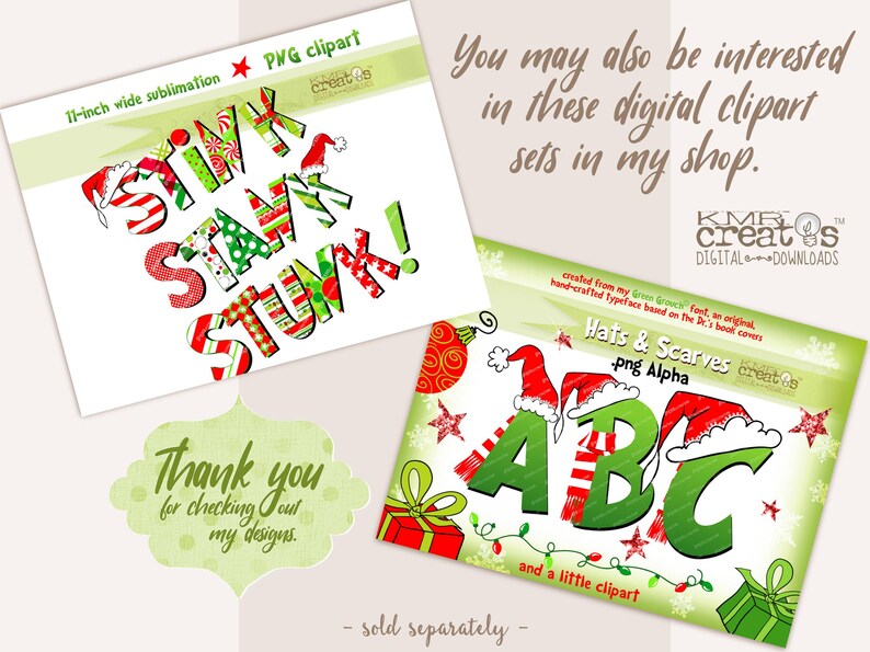 Green Glitter Alpha Christmas Letters, Grinc Png Designs, Grinc Png ...