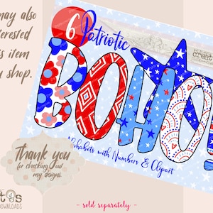 Cute Poppy Letters, Memorial Day Alpha, Patriotic Letters, Patriotic ...