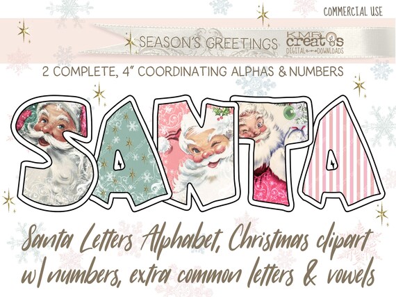 Alpha Christmas Clipart