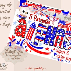 Cute Poppy Letters, Memorial Day Alpha, Patriotic Letters, Patriotic ...
