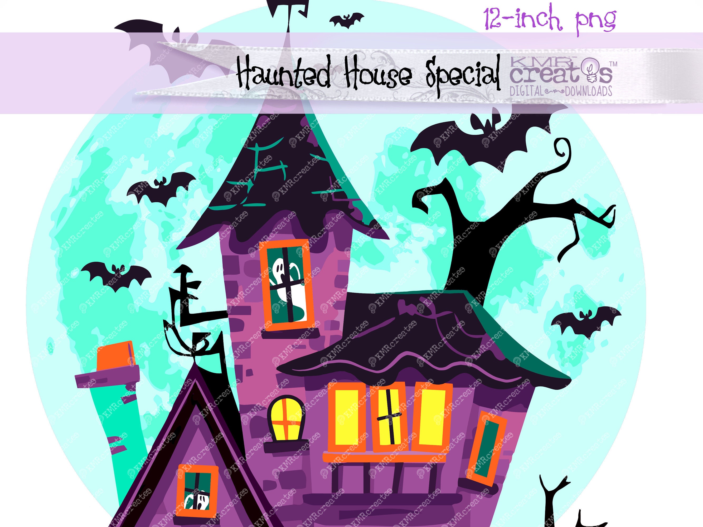 Cute Haunted House Clipart