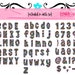 Mexican Embroidery Flowers Alphabet PNG, Embroidery Letters, Otomi ...