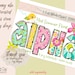 Floral Letters Alpha Floral Numbers Png, Cute Happy Alphabet, Alpha ...