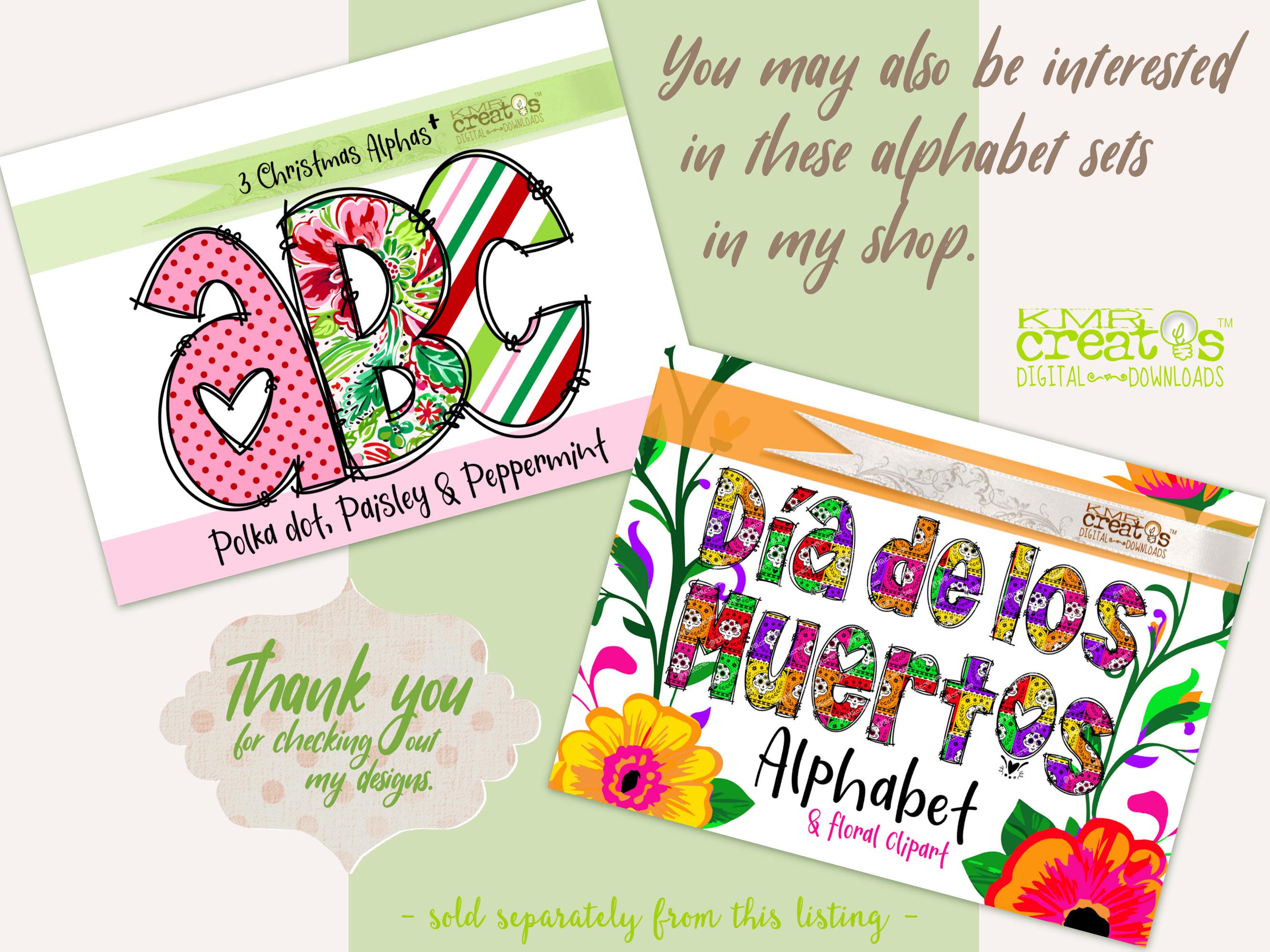 Mexican Embroidery Flowers Alphabet PNG, Embroidery Letters, Otomi ...