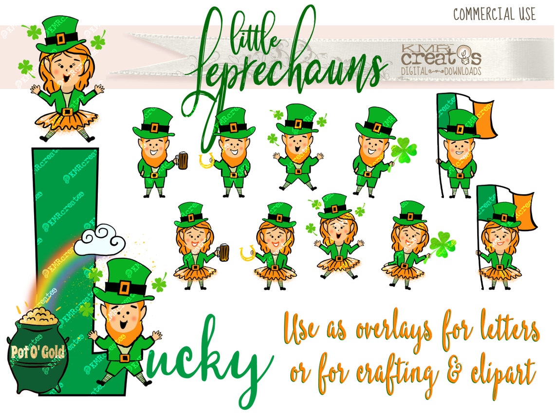 St Patricks Day Png St Patricks Letters, Leprechaun Clipart, Shamrock ...