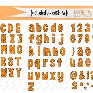Halloween Alphabet Clipart Bundle PNG, Halloween Letters, Halloween ...