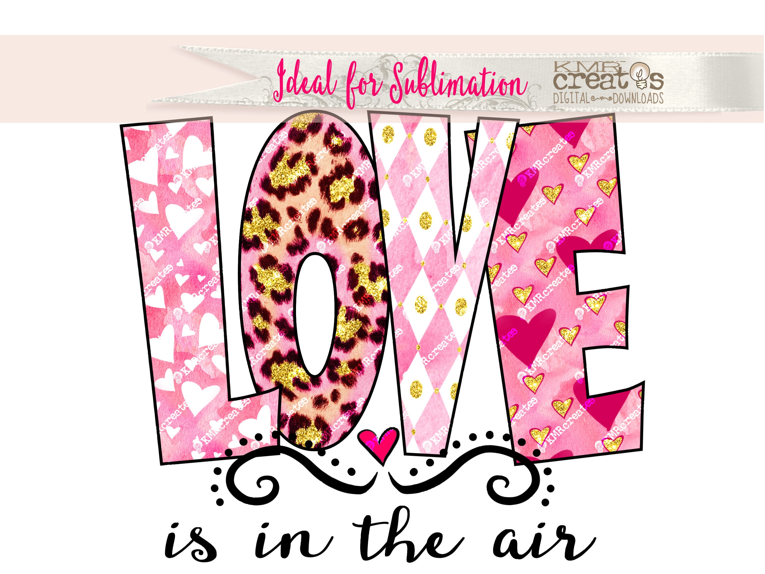 Valentine Alphabet PNG Watercolor Heart Doodle Heart - Etsy