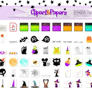 Halloween Clipart, Clipart Bundle Png, Afro Black Cute Kids, Doodle ...