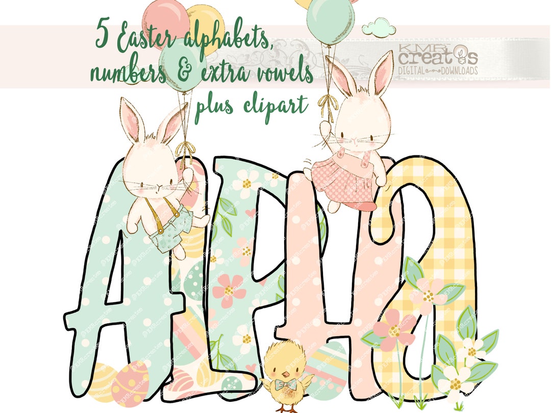 Easter Alphabet Easter Letters Png, Flower Letters Png, Floral Alphabet ...