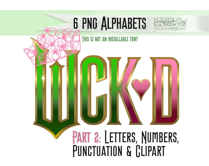 Wicked Letters | Classroom Bulletin Board Decor - Etsy