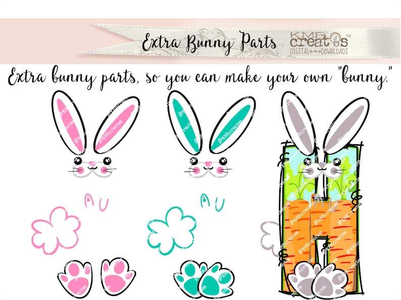 Easter Doodle Alpha Easter Letters Png Easterbunny Alphabet - Etsy
