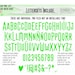 Wicked Witch Alphabet PNG Clipart: Pink & Green Movie Letters (digital ...