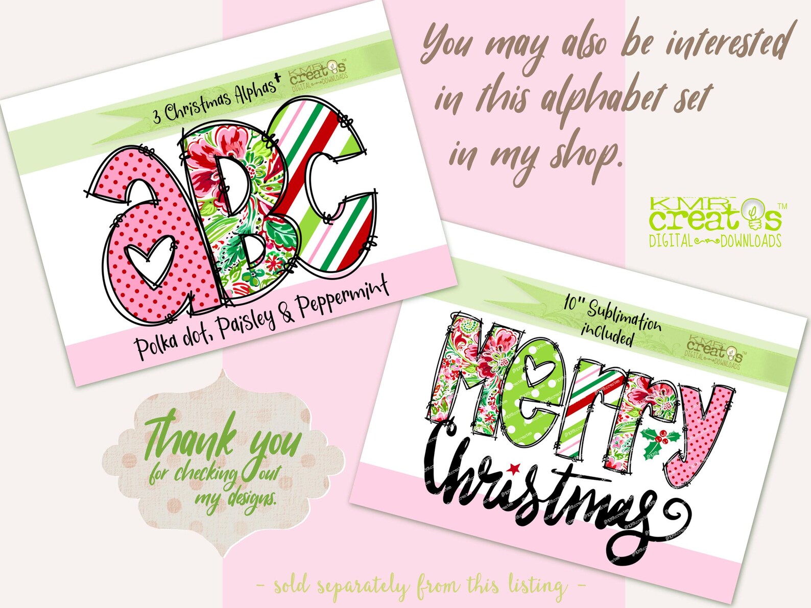 Christmas Alphabet Paisley Letters Png, Paisley Floral Alpha, Clipart ...