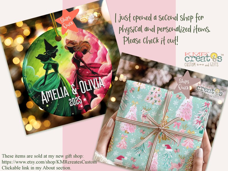 Pink & Green Glitter Alphabet PNG: Wicked Witch Letters (digital ...