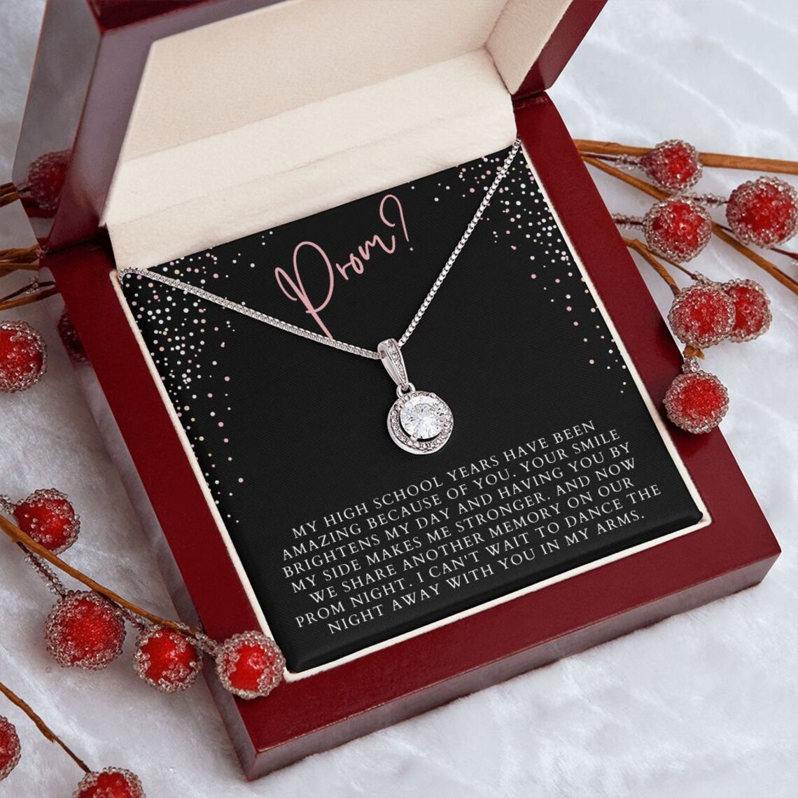Prom Proposal Necklace, Ask to Prom Necklace, Prom Night Gift From ...