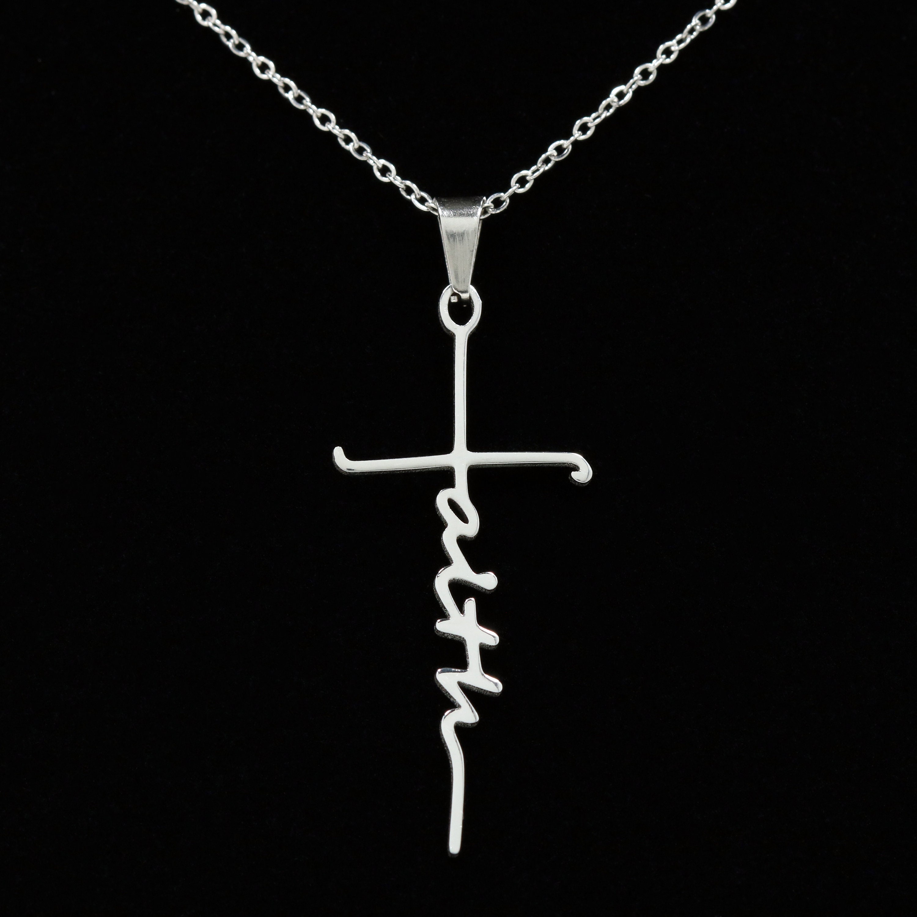 Transgender Cross Necklace Faith Cross Necklace LGBTQ - Etsy