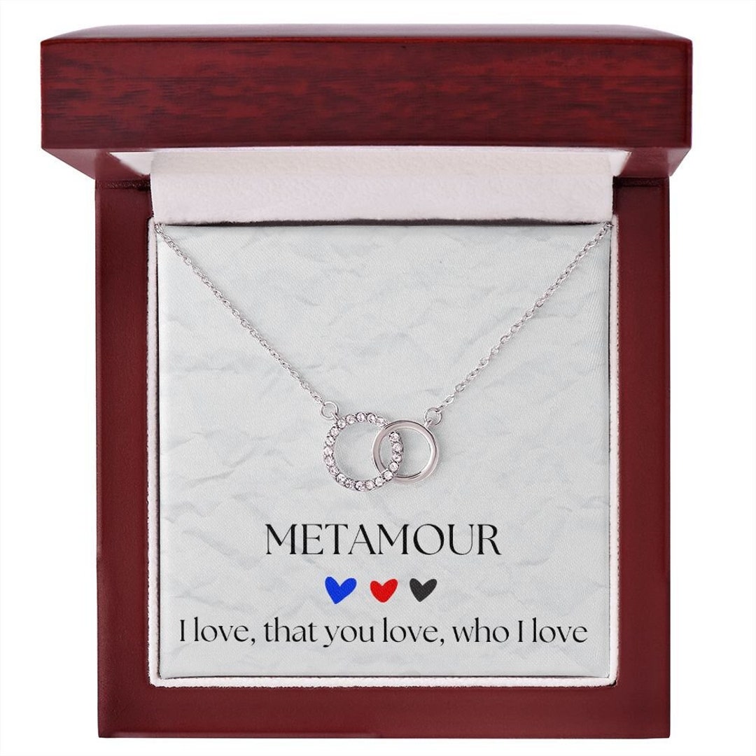 Polyamory Metamour Necklace, to My Metamour Gift, Polyamory Jewelry ...