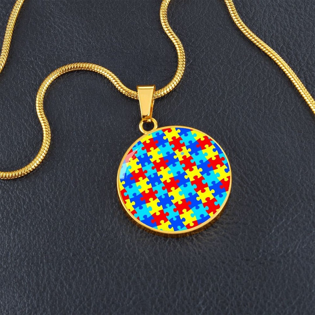 Autism Awareness Necklace, Autism Support Gift, Autism Necklace, Autism ...