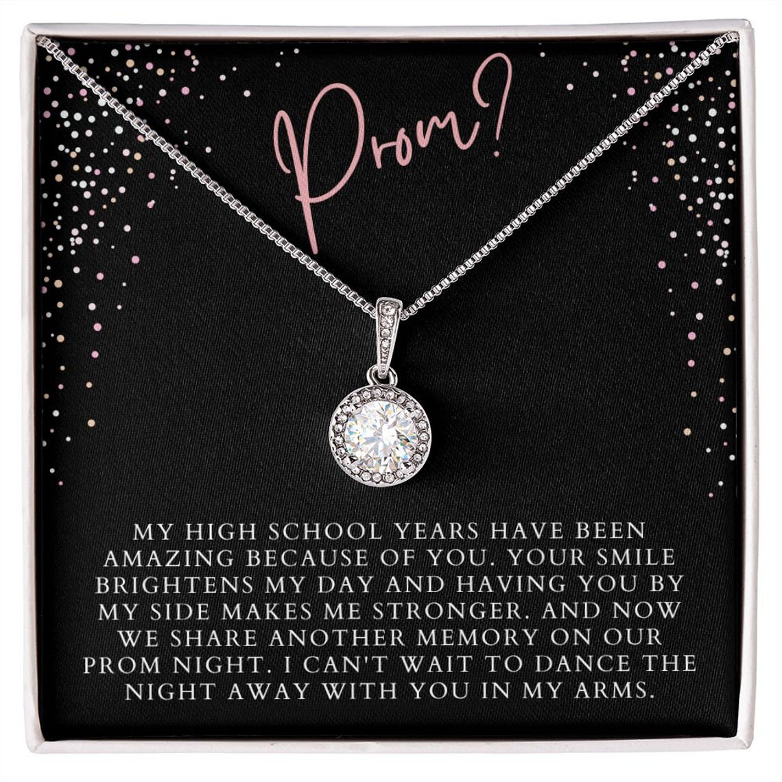 Prom Proposal Necklace, Ask to Prom Necklace, Prom Night Gift From ...