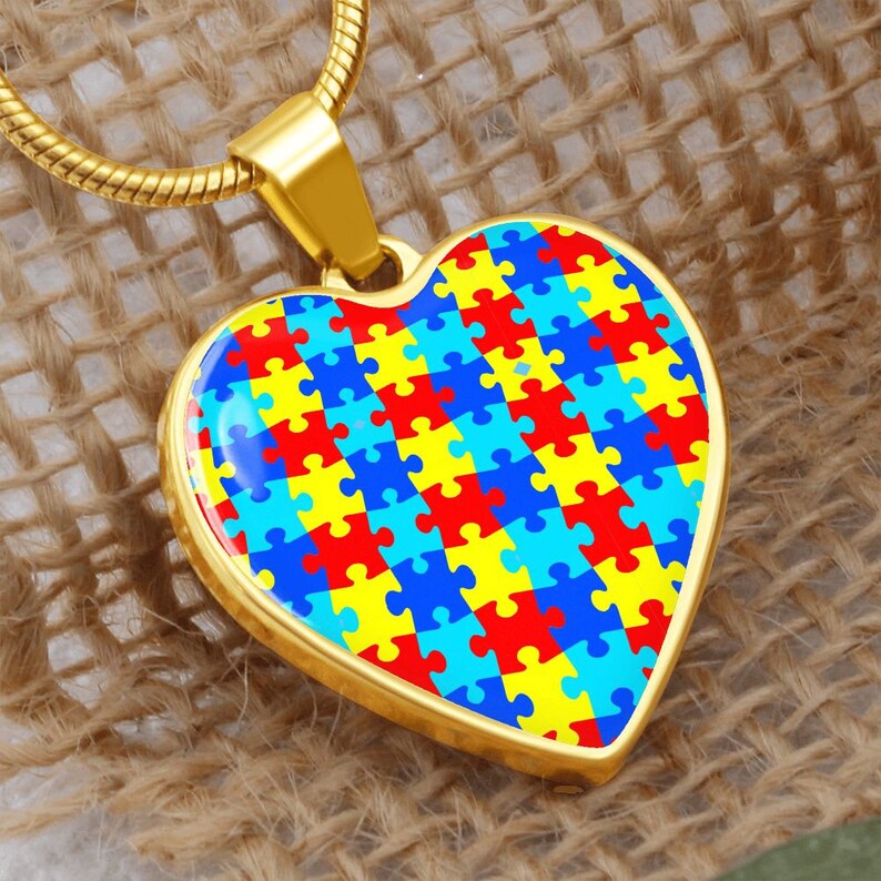 Autism Awareness Necklace, Autism Support Gift, Autism Necklace, Autism ...