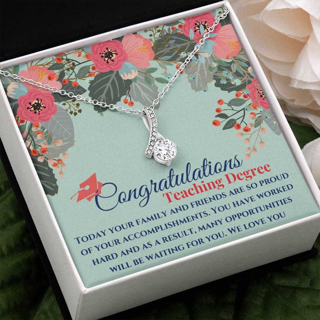 Graduation Gift for Teacher, Teaching Degree College Graduation ...