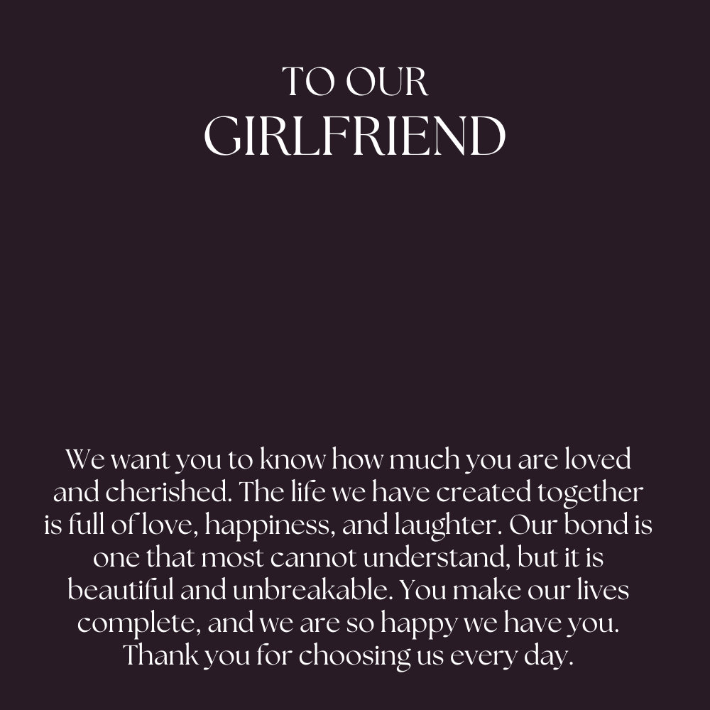 Polyamory Necklace, to Our Girlfriend, Polyamory Jewelry, Romantic ...