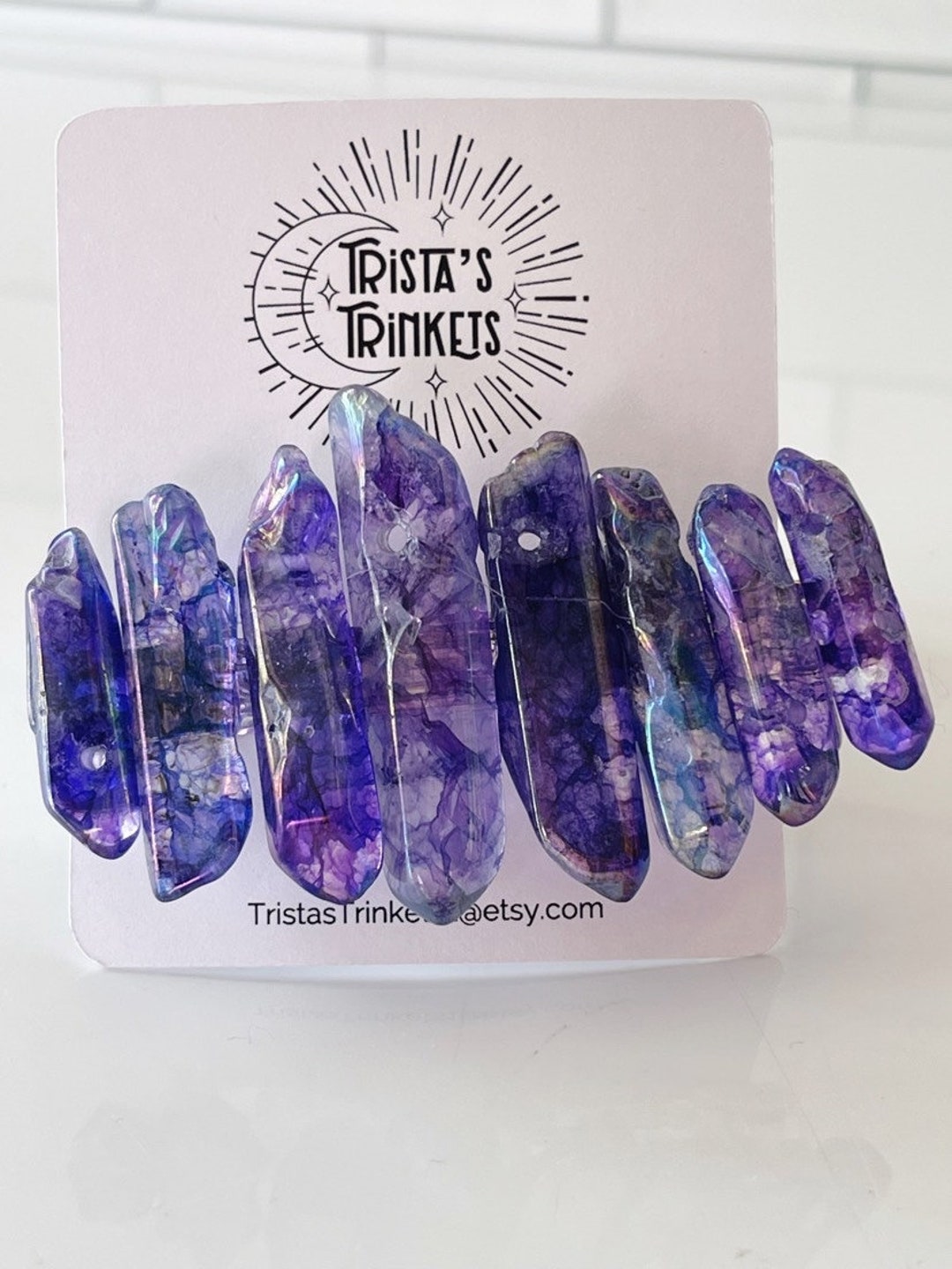 Purple Quartz Point Barrette. This Barrette is Great for Festival Hair ...