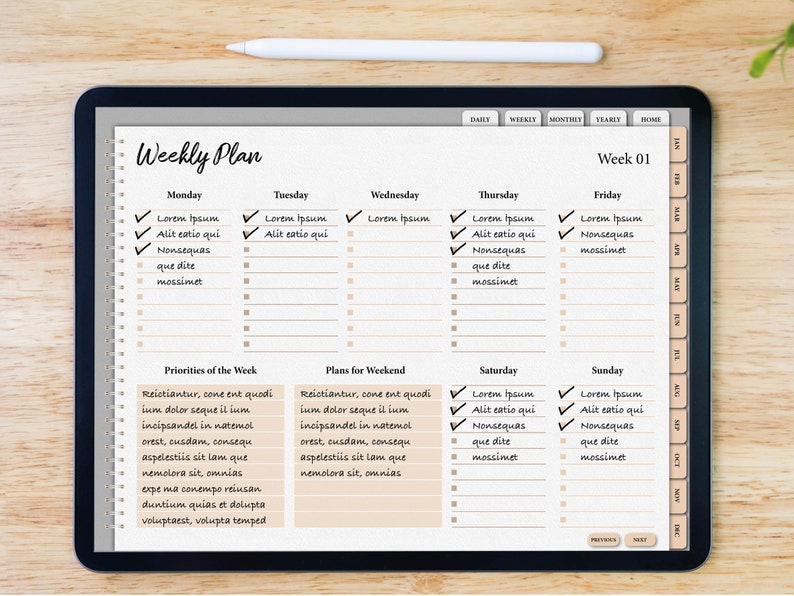 Simple Digital Planner 2023 Minimal Planner 2023 Pdf Etsy Simple Digital Planner 2023 Minimal Planner 2023 Pdf Etsy