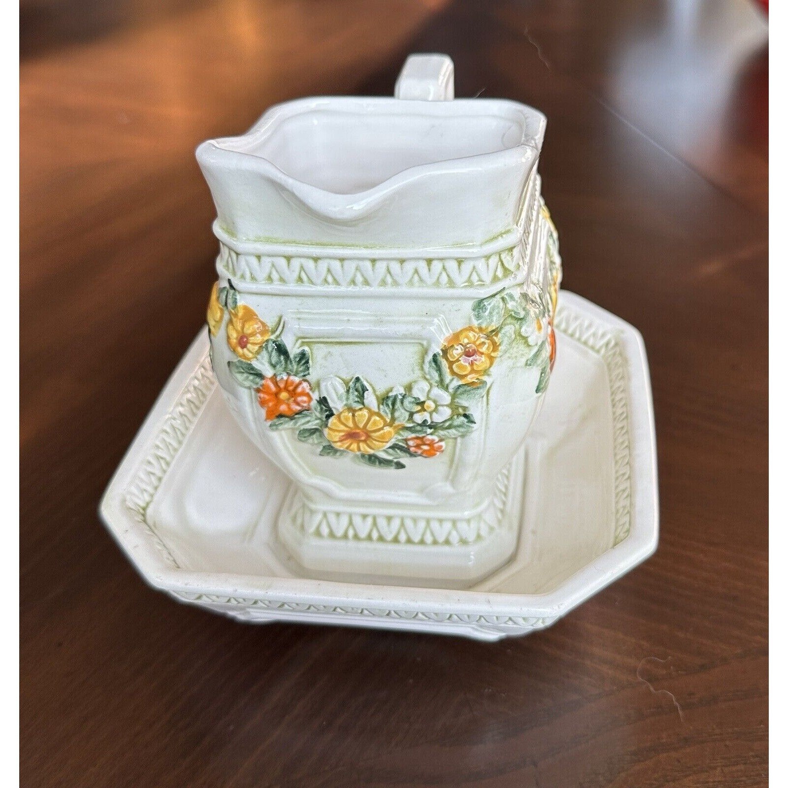 Lefton Fruit Fantasia Pitcher and Bowl Rare Vintage Set, Fruit ...