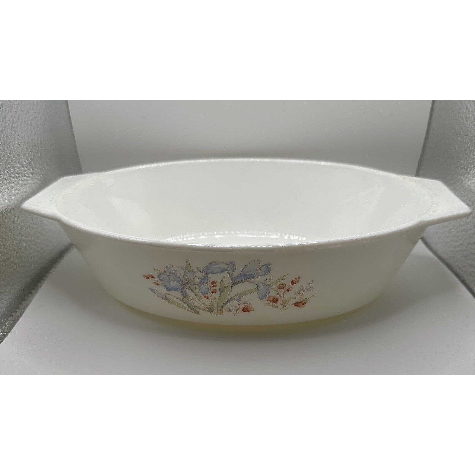 Vintage Pyrex Blue Iris Oval Casserole Baking Dish 11x7 - Etsy