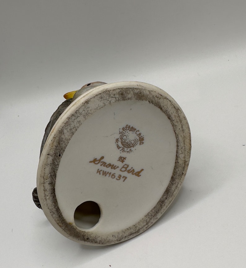 Vintage Lefton China “snow Bird” Porcelain Figurine, KW1637, Snowbird ...