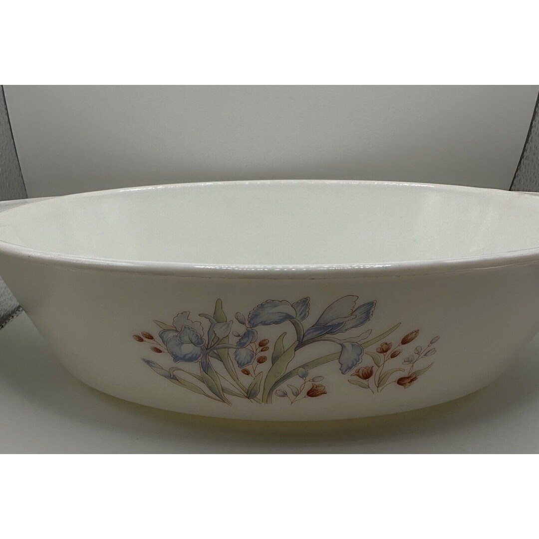 Vintage Pyrex Blue Iris Oval Casserole Baking Dish 11x7 - Etsy Vintage Pyrex Blue Iris Oval Casserole Baking Dish 11x7 - Etsy