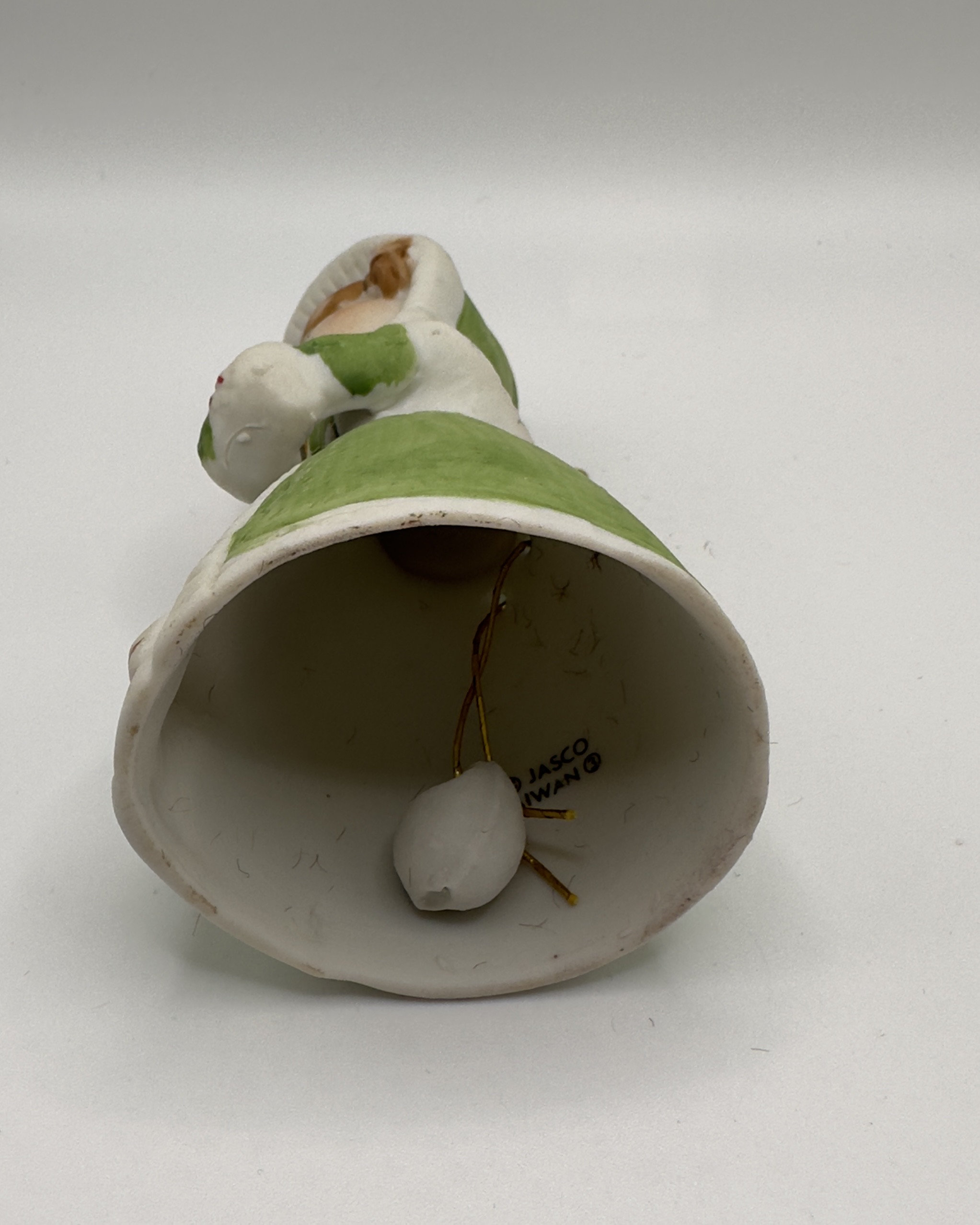 Vintage Jasco Merri-bells Christmas Bisque Porcelain Figurine, Girl ...