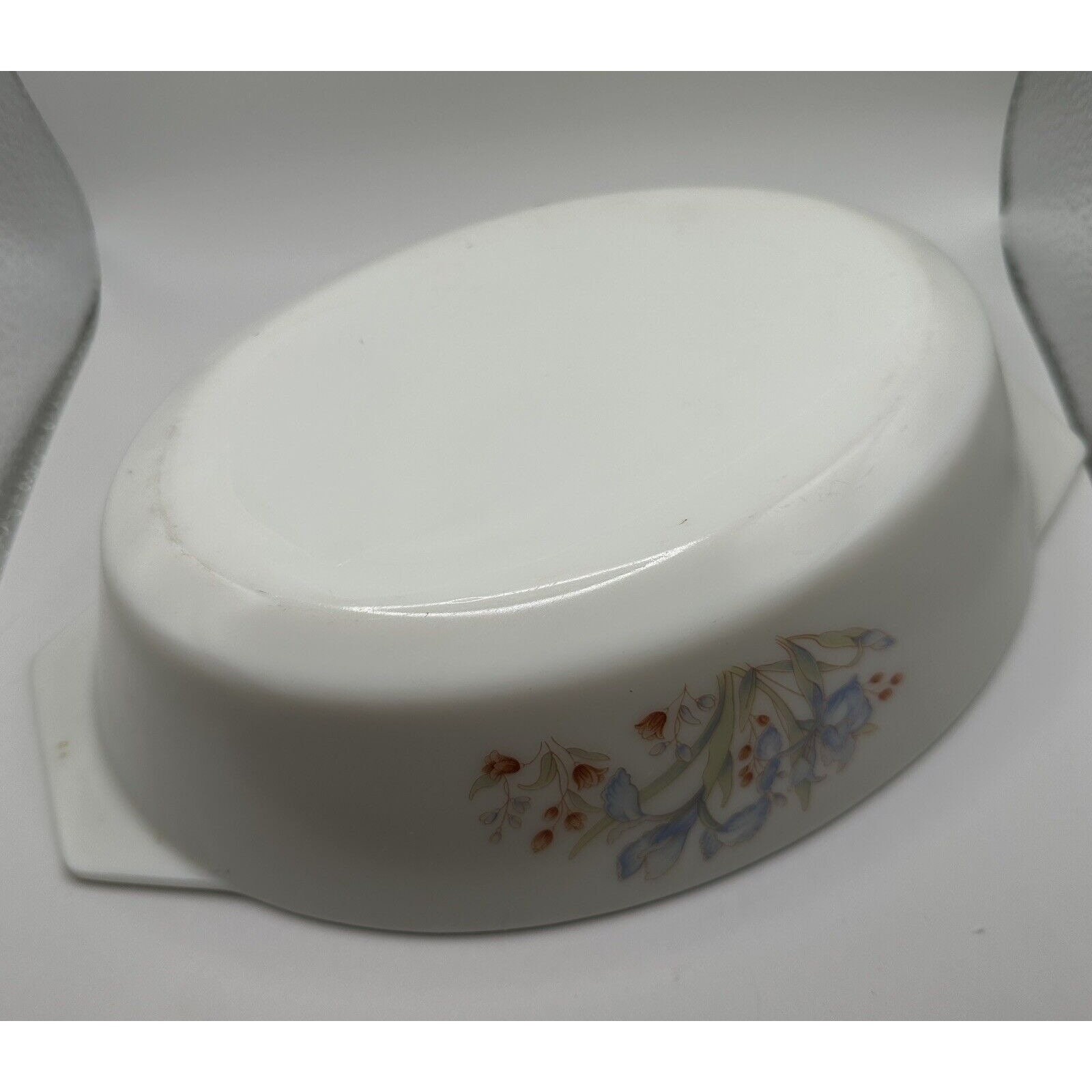 Vintage Pyrex Blue Iris Oval Casserole Baking Dish 11x7 - Etsy