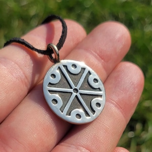 Solid Brass Perun Symbol Amulet. Slavic Jewelry. Pagan. Rodnovery ...