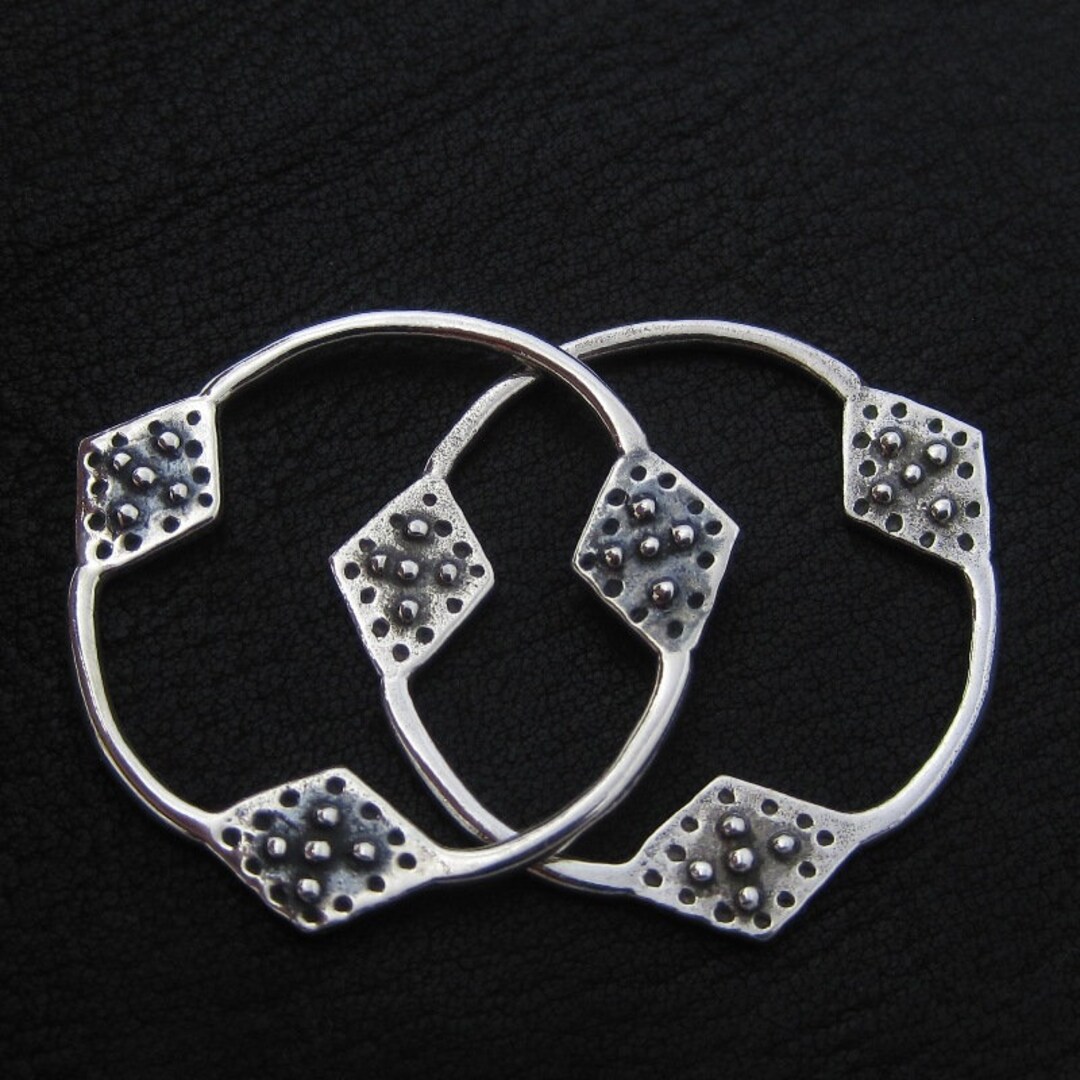 925 Silver Kievan Rus Temple Rings. Slavic Jewelry Historical ...