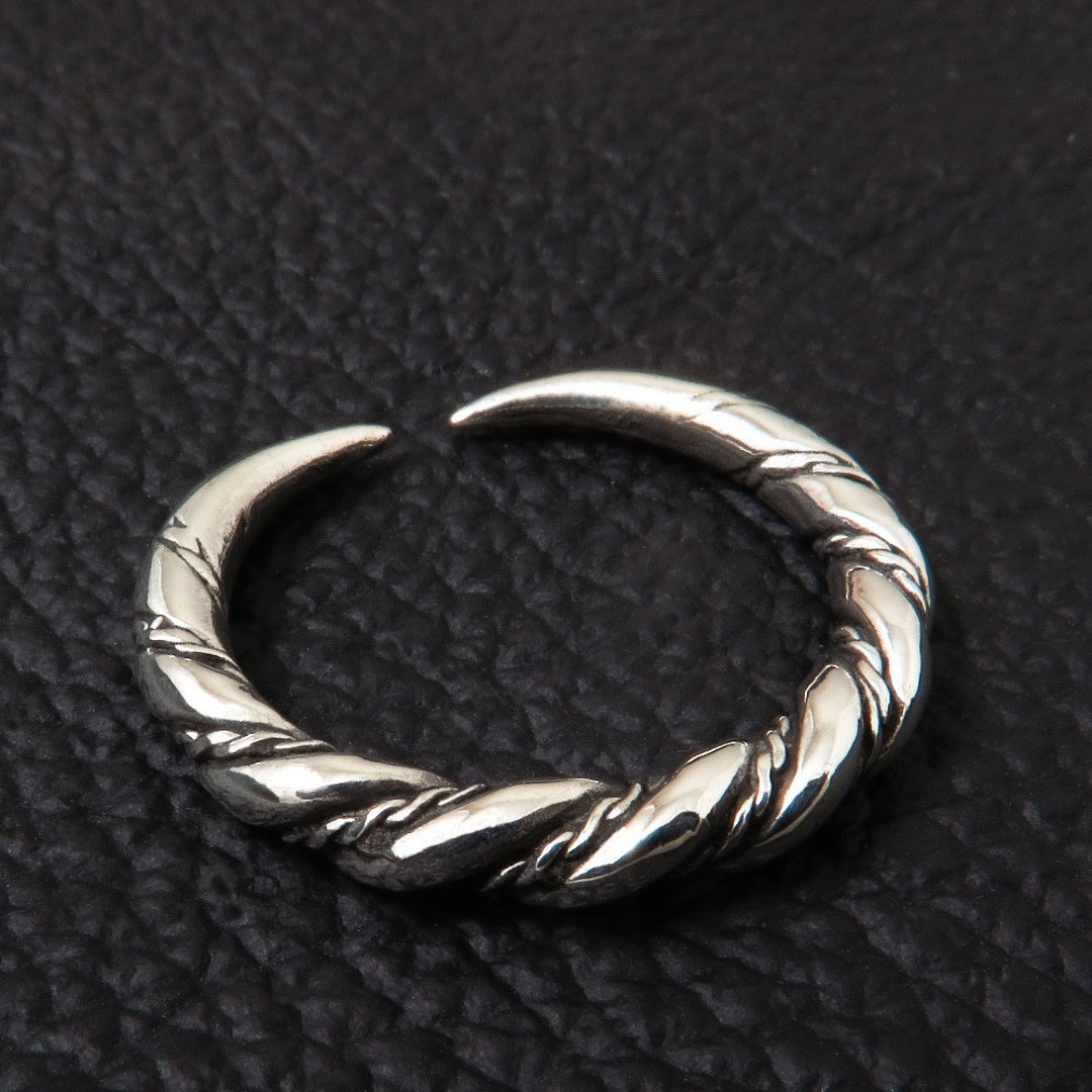 925 Silver Viking Finger Ring. Scandinavian. Nordic. - Etsy