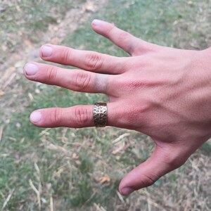 Solid Bronze Prussian Finger Ring. Medieval Jewelry. Historical ...