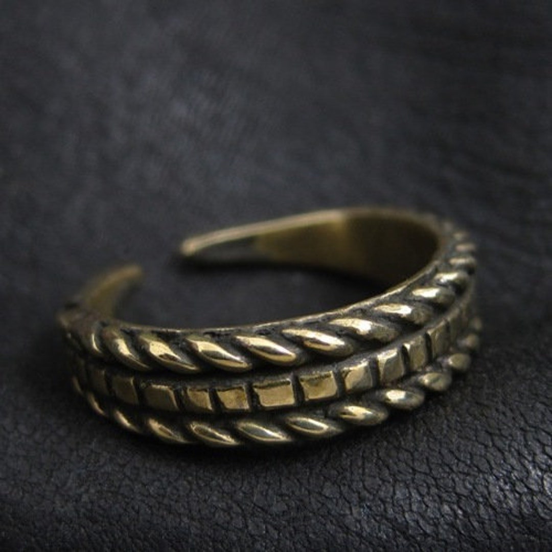 Solid Bronze Finger Ring From Medieval Poland. Slavic Jewelry ...
