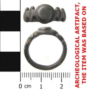 925 Silver Ancient Roman Toutatis Finger Ring. Antique Historical ...