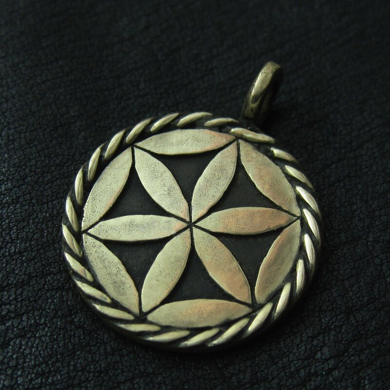 Solid Brass Svarga Amulet. Symbol. Slavic Jewelry. Pagan. Rodnovers ...