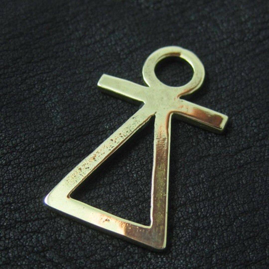 Solid Bronze Phoenician Tanit Goddess Amulet. Historical Reenactment ...