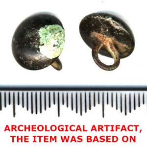 Bronze Medieval - Renaissance Buttons. Historical Reenactment. - Etsy