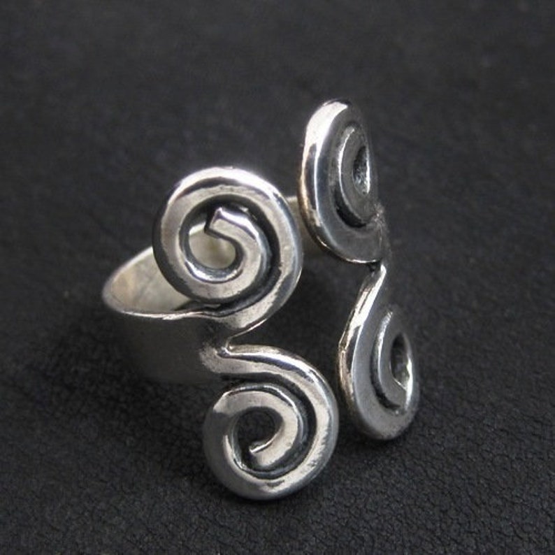 925 Silver Viking Finger Ring. Scandinavian. Nordic. - Etsy