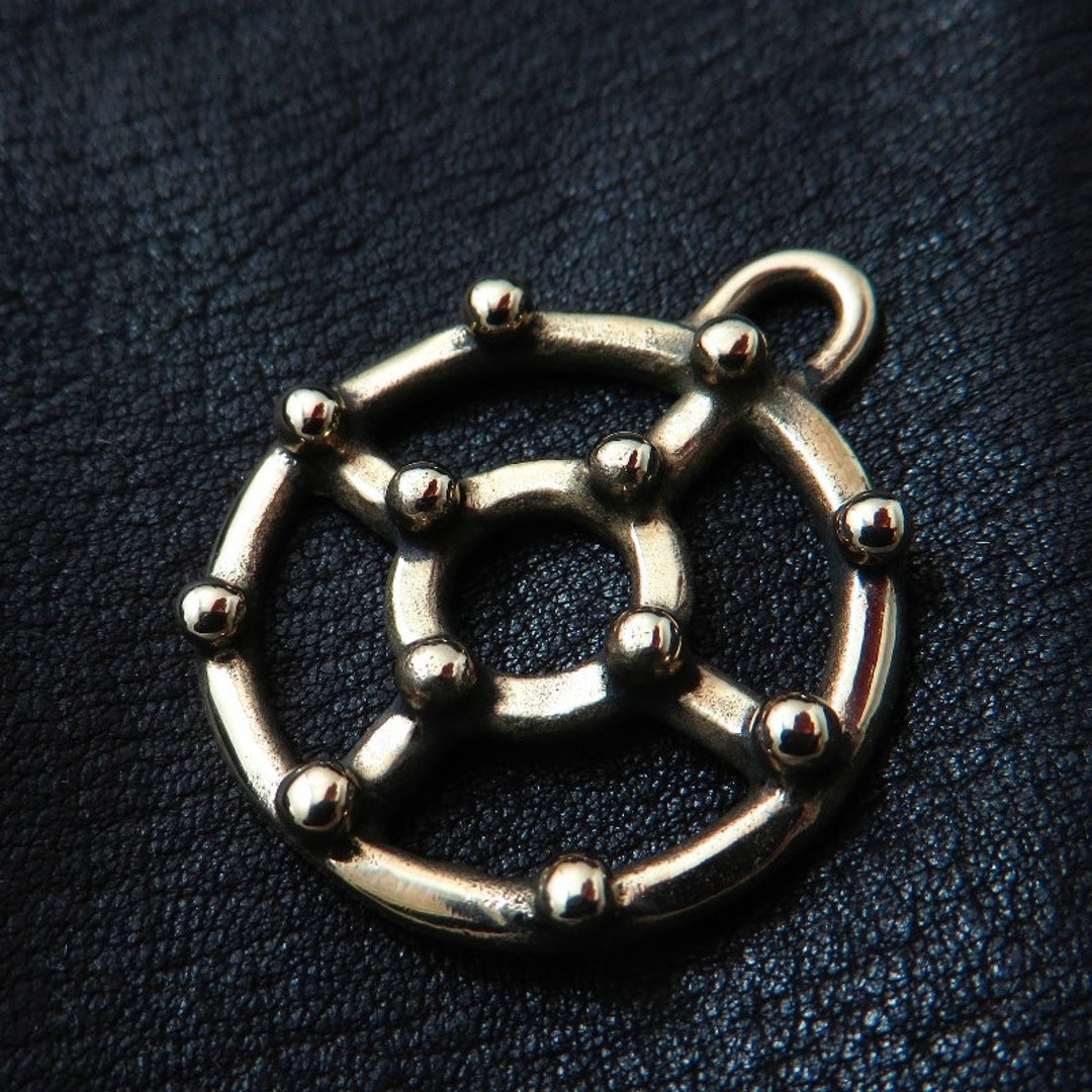 Solid Bronze Wheel of Fortune Amulet. Ancient Rome Historical ...